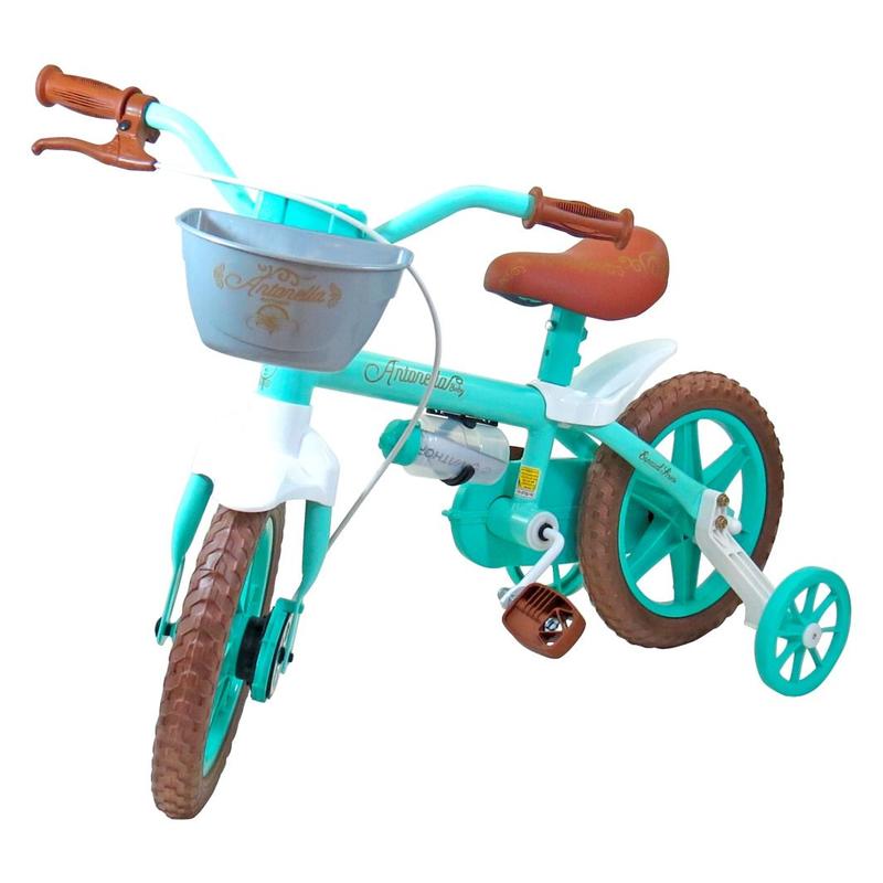 Bicicleta Infantil Antonella Baby Aro 12 Nathor - Verde - Bicicleta ...