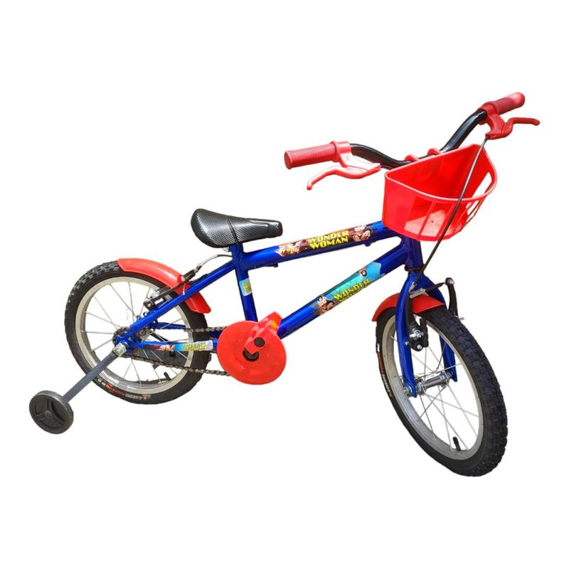 Bicicleta infantil aro 16 menina de 3 e 7 anos com rodas de alumínio ...