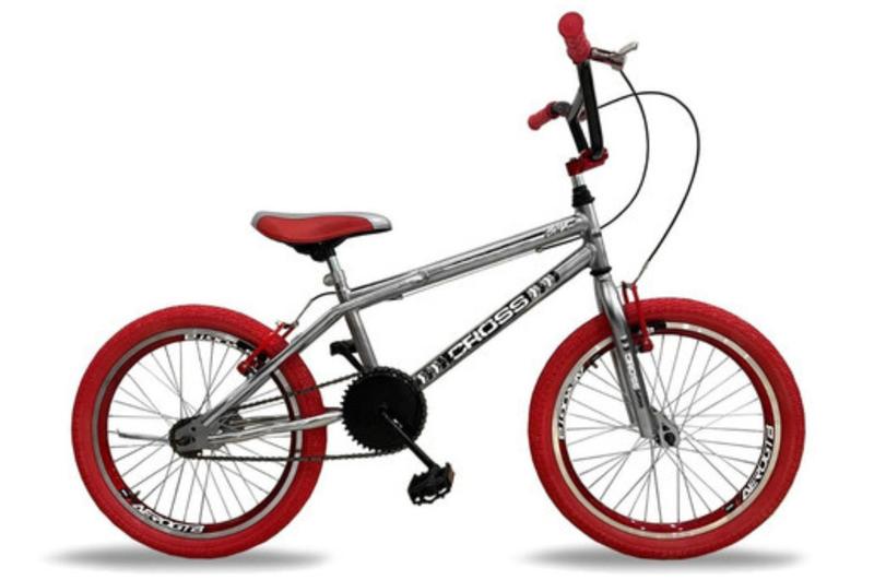 Bicicleta Infantil Cross Cromada Bmx Aro 20 Aero Power Bike - Bicicleta ...
