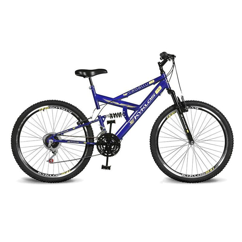 Bicicleta Kyklos Aro 26 Caballu 7.5 21V A-36 Azul - Bicicleta ...