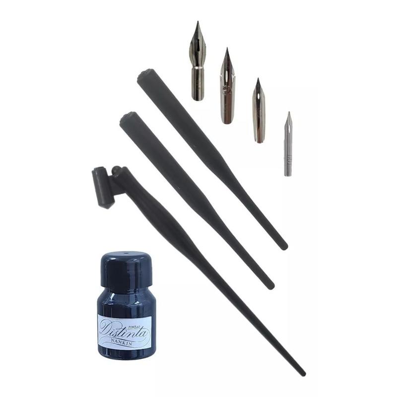 Bicos De Pena 3 Cabos 1 Nanquim Caligrafia Lettering Desenho - Coisas ...