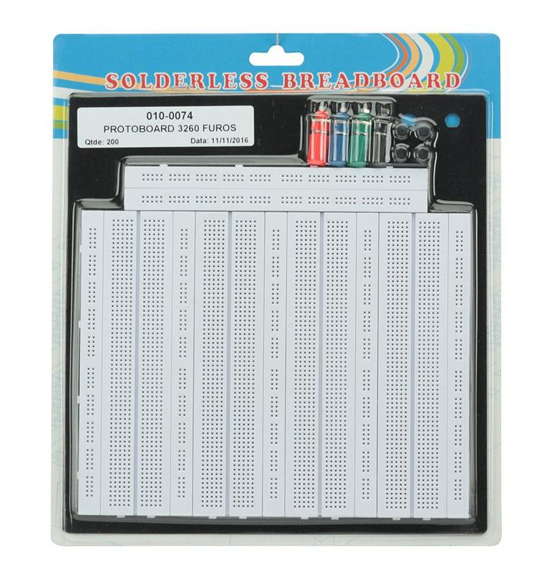 Big Protoboard 3260 Furos Ou Pontos Protótipo Robótica Ard. - CHIPSCE ...