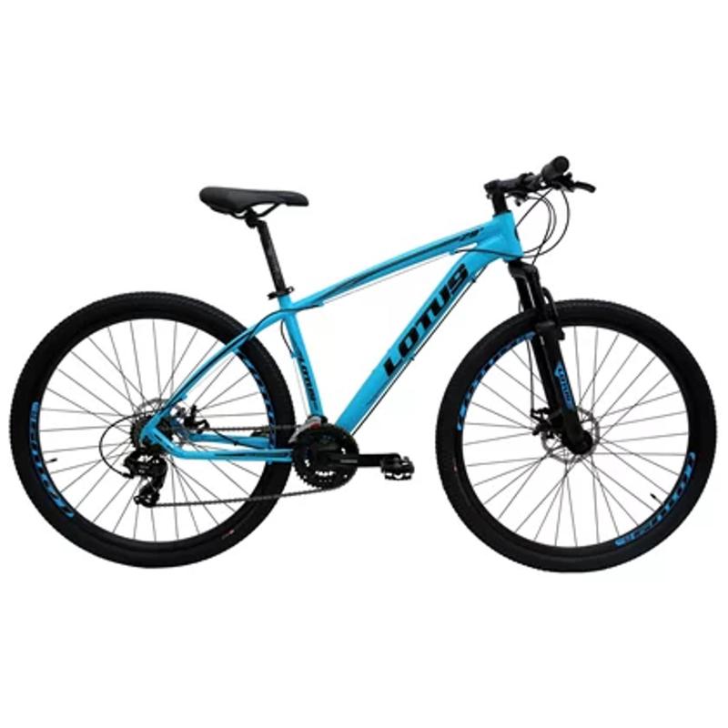 Bike lotus aluminium 21v aro 29" 2020 azul e preta - Lotus Bike - Bicicleta - Magazine Luiza