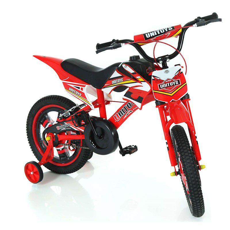 Bike Moto Cross Vermelha Aro 16 Unitoys - Mini Moto Motorizada ...