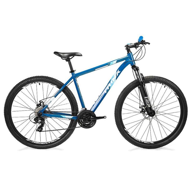 Bike Trinx M100 MAX 15" - Alumínio - Preto, Azul e Branco - Bicicleta - Magazine Luiza