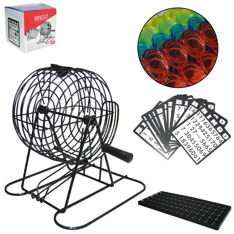 Bingo roleta de metal +18 cartelas +75 bolinhas - FWB - Jogo Bingo - Magazine Luiza