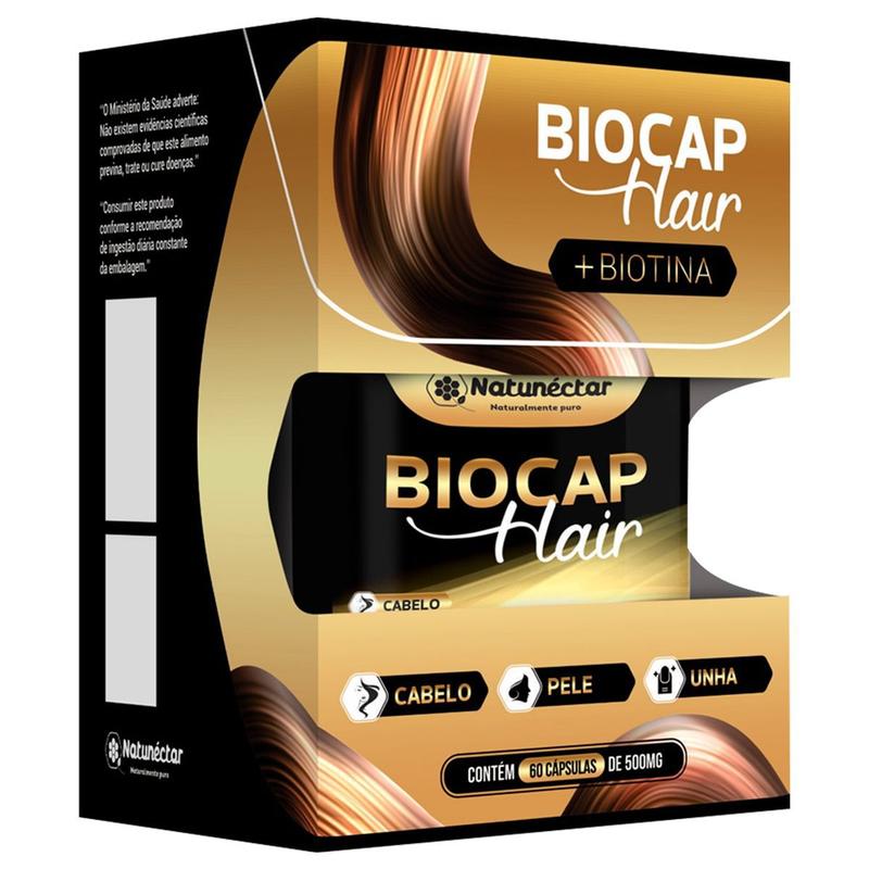 Biocap Hair - Biotina + Vitaminas 60 Caps - Natunectar - Natunéctar ...