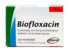 Biofloxacin 50mg 10 Comprimidos - Biovet - Antibiótico - Magazine Luiza