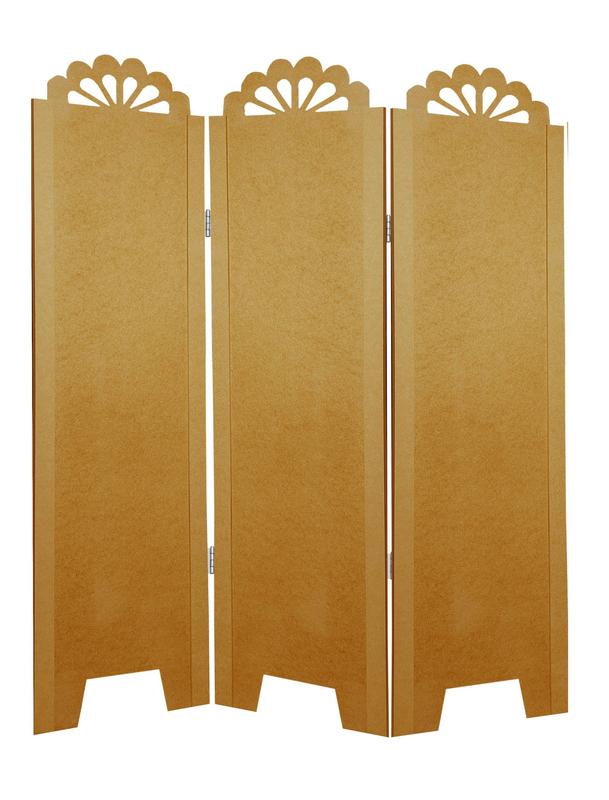 Biombo Liso com Detalhes 3 Folhas sem Pezinhos - ComercialMasul ...