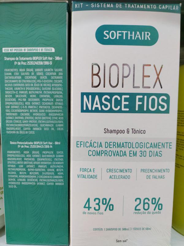 BIOPLEX / Shampoo & Tônico Nasce Fios - BIOPLEX _ SoftHair - Shampoo ...