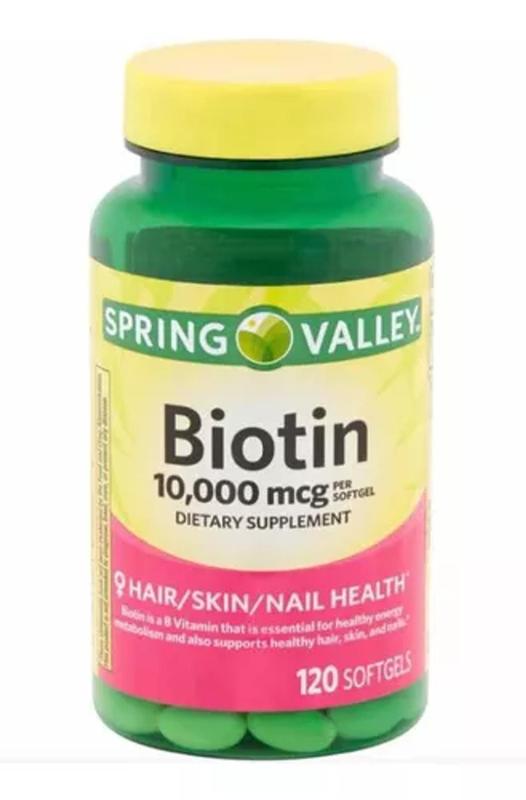 Biotin 10.000 Mcg 120caps - Spring Valley - Biotina - Magazine Luiza
