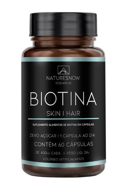 Biotina 60 capsulas - natures now - Biotina - Magazine Luiza