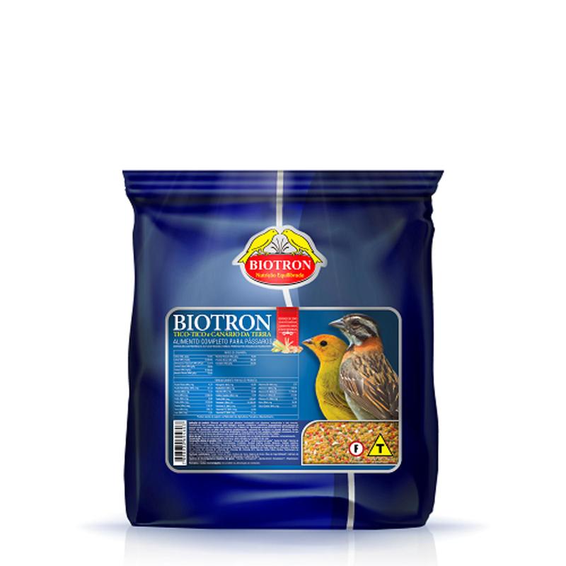 BIOTRON TICO-TICO E CANÁRIO TERRA 500g - Alpiste e Ração para Pássaros ...