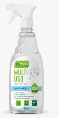 BioWash - Multiuso Sensitive (Sem Fragrância) Gatilho 650ml - Limpador ...