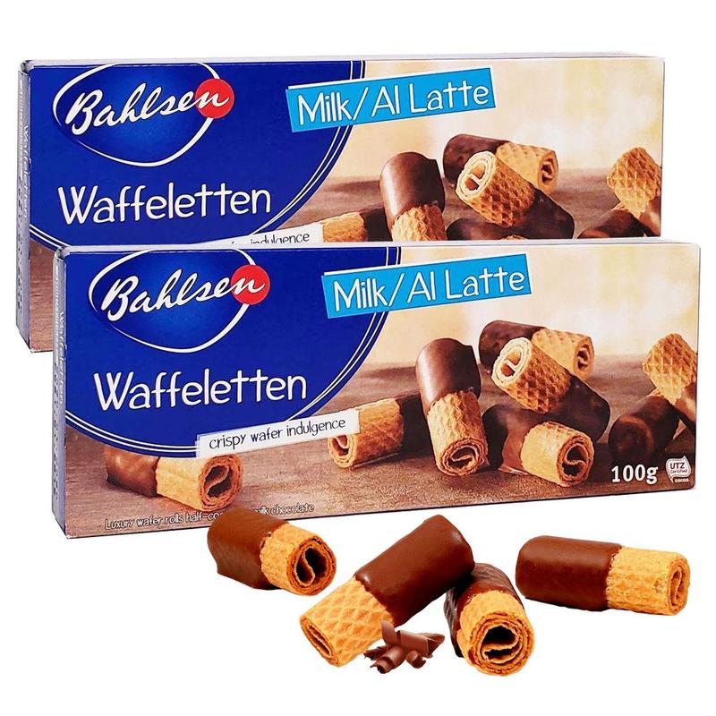 Biscoito Bahlsen Waffeletten Milk Pack Com 2 Uni 100g Cada - Biscoito ...