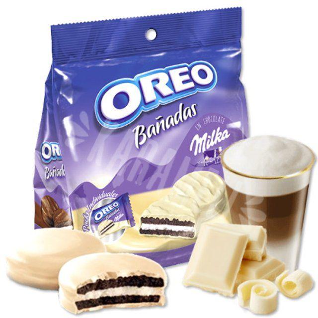 Biscoito de Chocolate Com Recheio de Baunilha Milka Oreo 119g ...