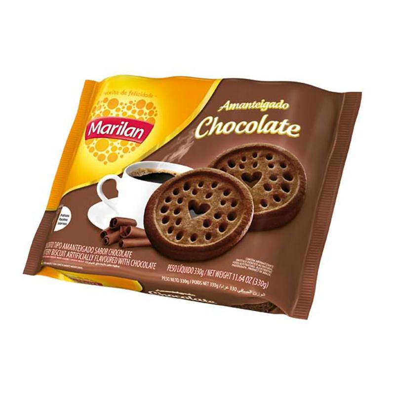 Biscoito Marilan Amanteigado Chocolate com 330g - Biscoito / Bolacha ...