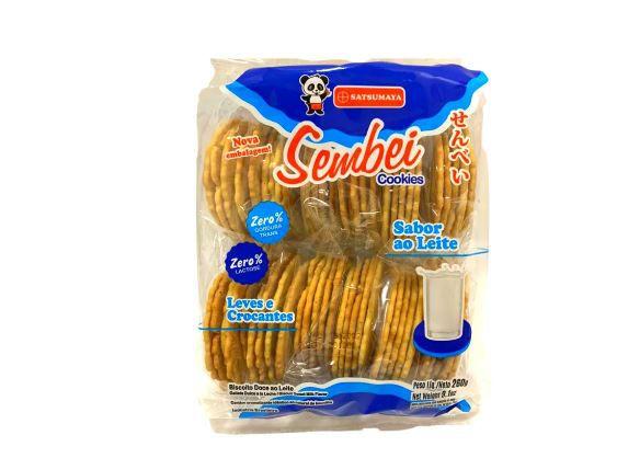 Biscoito Oriental Sembei Sabor Leite 260g Sapporo - Biscoito / Bolacha ...