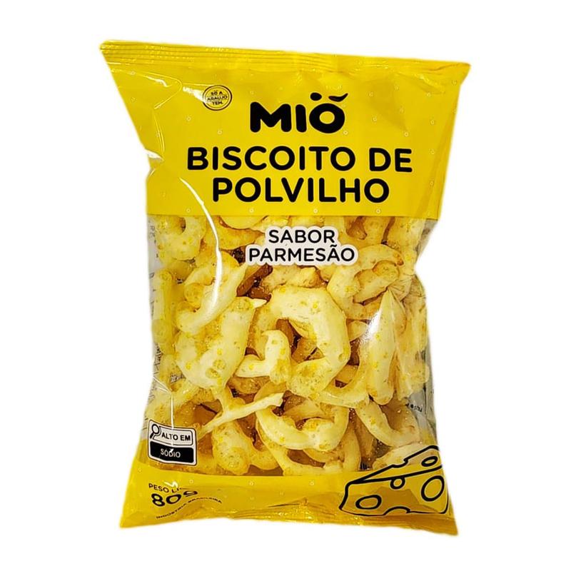 Biscoito Polvilho Mió Parmesão 80g - Biscoito / Bolacha - Magazine Luiza