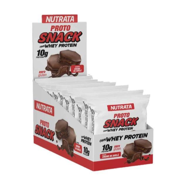 Biscoito Proto Snack Whey Creme de Avelã Protein c/ 10 un de 50g ...
