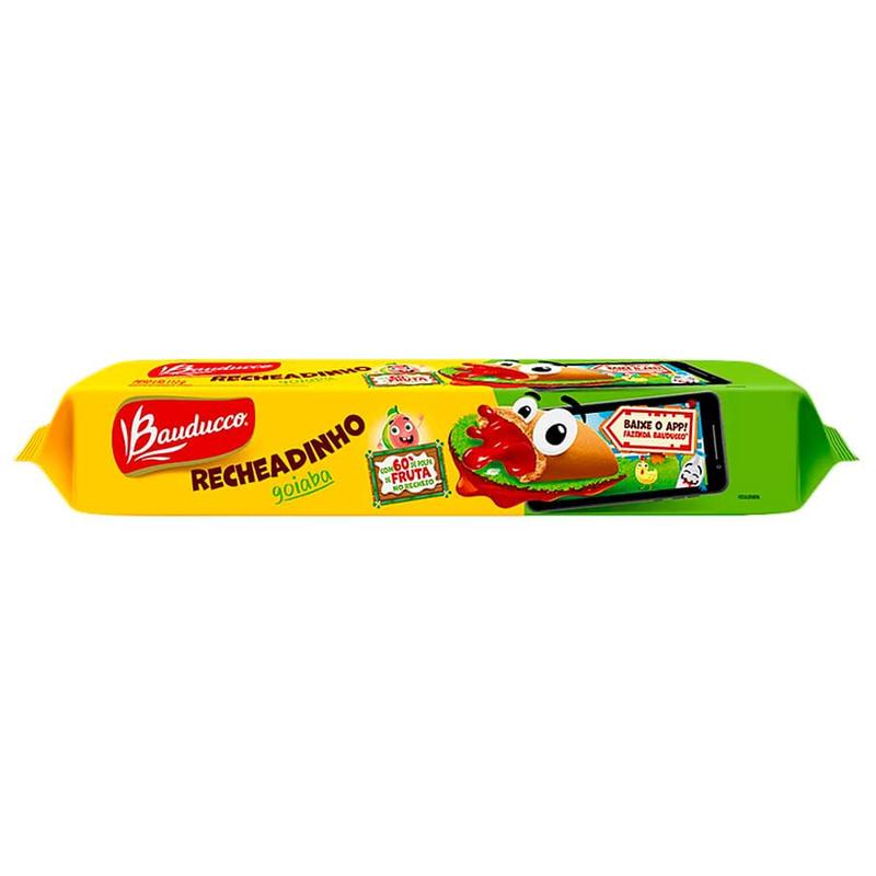 Biscoito Recheadinho Goiaba 112Gr - Bauducco - Biscoito / Bolacha ...