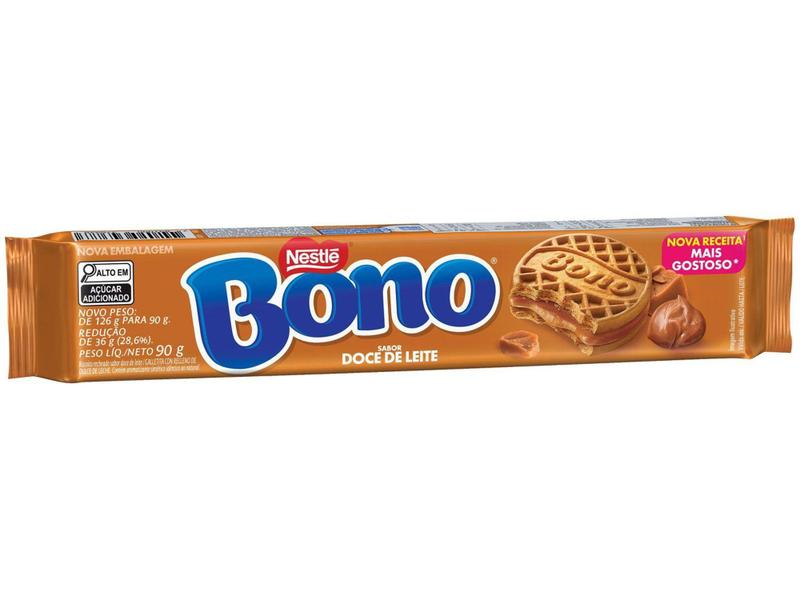 Biscoito Recheado Doce de Leite Bono 90g - Biscoito / Bolacha ...