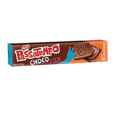 Biscoito Recheado Sabor Chocolate Chocomix 130g Passatempo - NESTLE ...