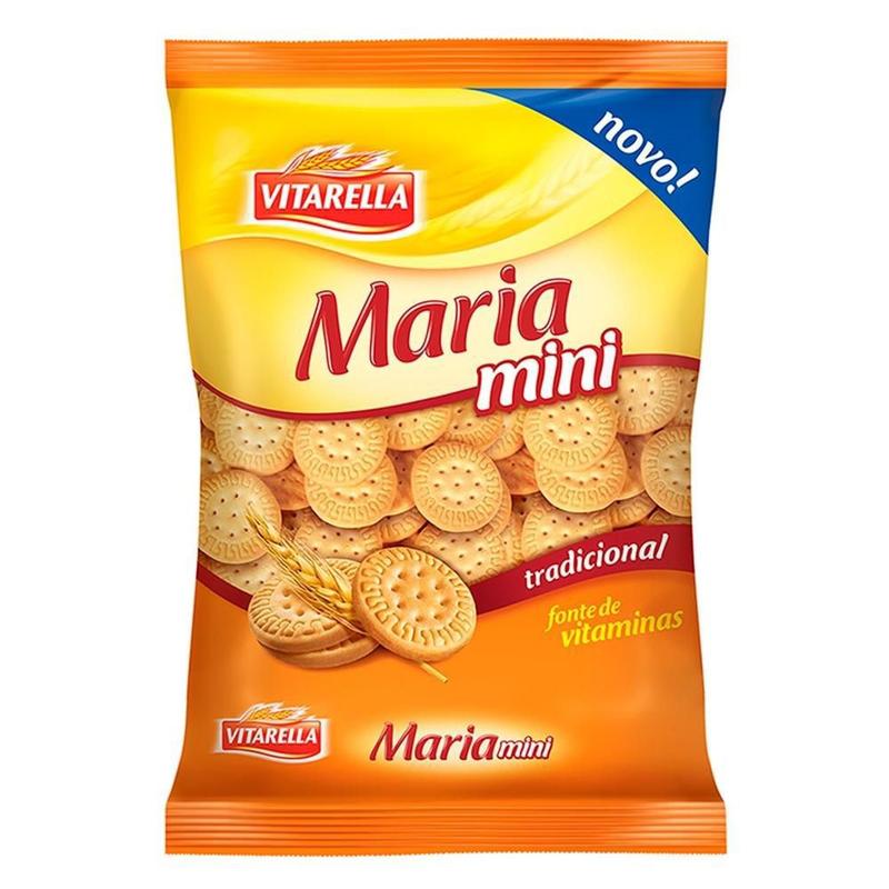 Biscoito Vitarella Maria Mini Tradicional 400g Embalagem com 20 ...
