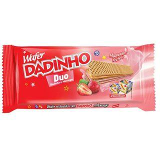 Biscoito Wafer Dadinho Duo Morango 90g - Dizioli - Wafer - Magazine Luiza