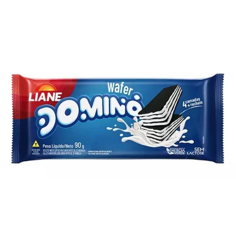 Biscoito Wafer Dominó Sem Lactose 90g - Liane - Biscoito / Bolacha ...