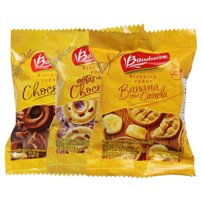 Biscoitos Rosquinhas Sachês Para Clínicas Escolas Cestas 3 Sabores 150 ...
