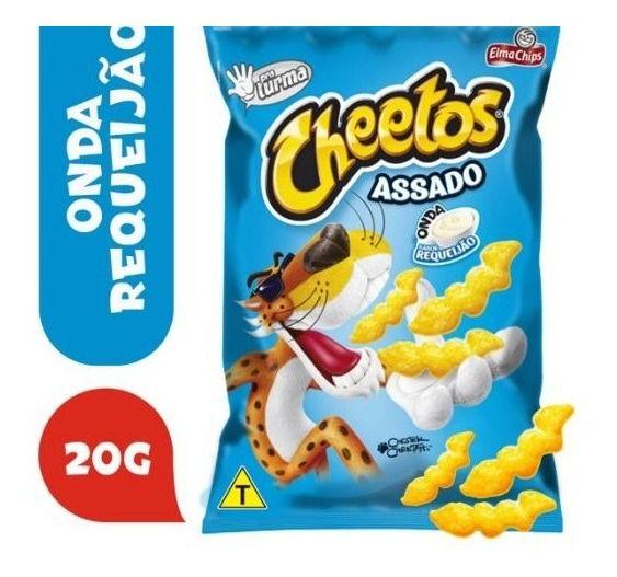 Biscoitos Salgadinhos Cheetos Requeijao Caixa C/ 30 De 20g - ELma Chips ...