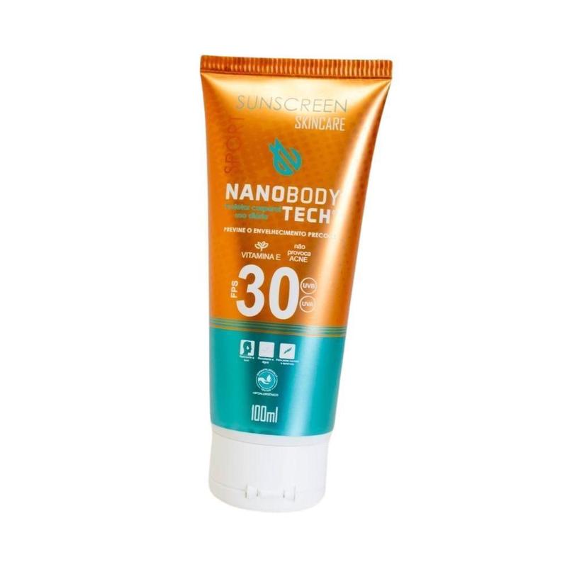 Bisnaga Sunscreen 30 Fps Creme Nanobody Tech 100 Ml - Nanobodytech ...