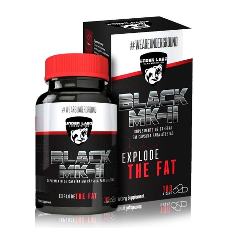 BLACK MK-II Explode (100 Cápsulas) - Under Labz - Termogênico ...