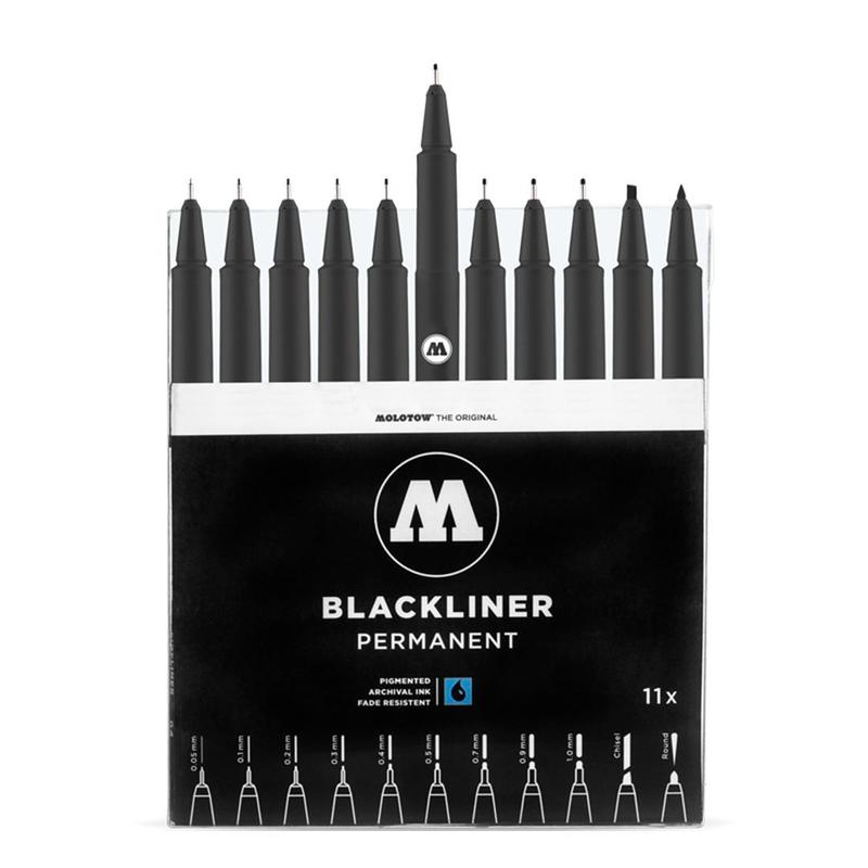 Blackliner Complete Set - Molotow - Caneta - Magazine Luiza