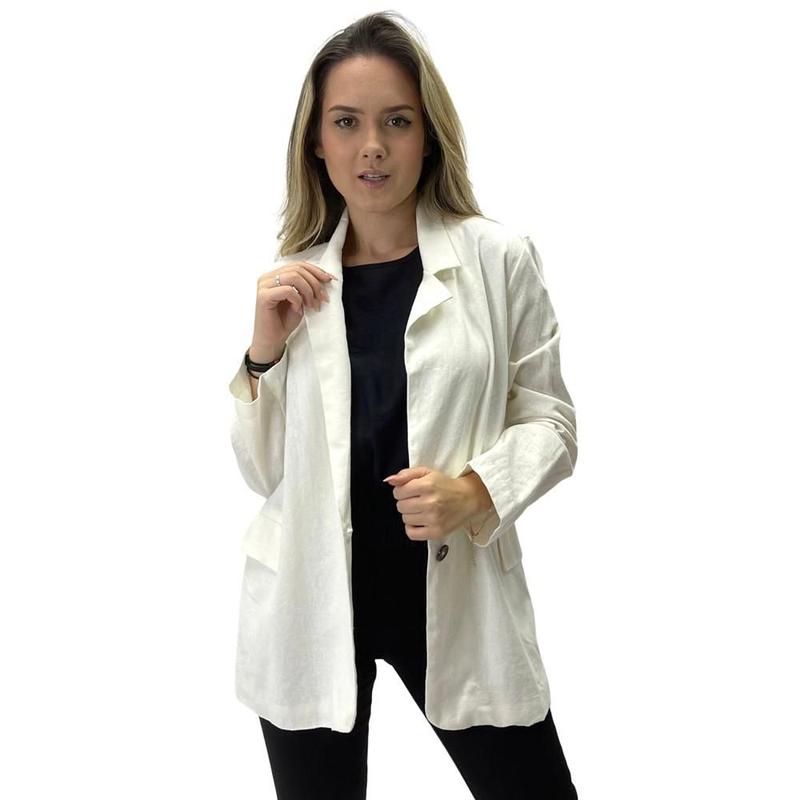 Blazer Hering Manga Longa - Blazer Feminino - Magazine Luiza