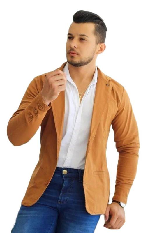 Blazer masculino casual com elastano - DEBATT / DRAGONFLY - Blazer ...