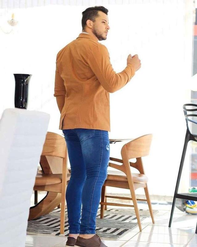 Blazer masculino slim com elastano - DEBATT / DRAGONFLY - Blazer ...