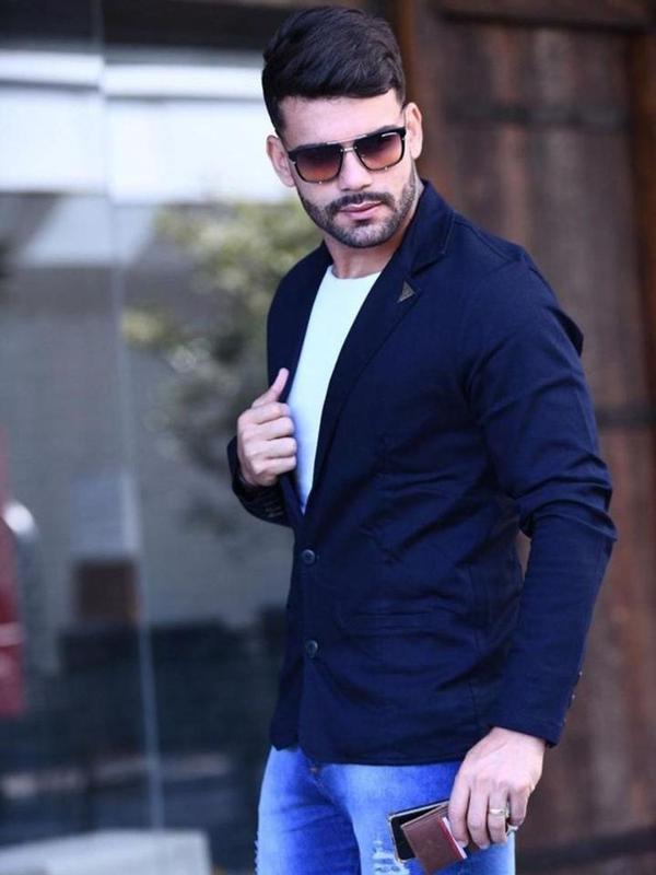 Blazer Masculino Slim Esporte Fino Elastano Premium - DRAGONFLY ...