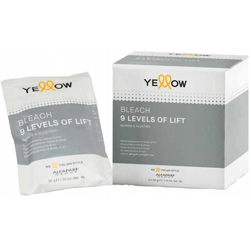 Bleach 9 Levels Of Lift Yellow 50g 12 Unidades - Coloração de Cabelo ...