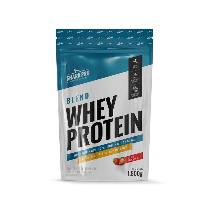 Blend Whey Protein Shark Pro 1,8Kg - Whey Blend - Magazine Luiza