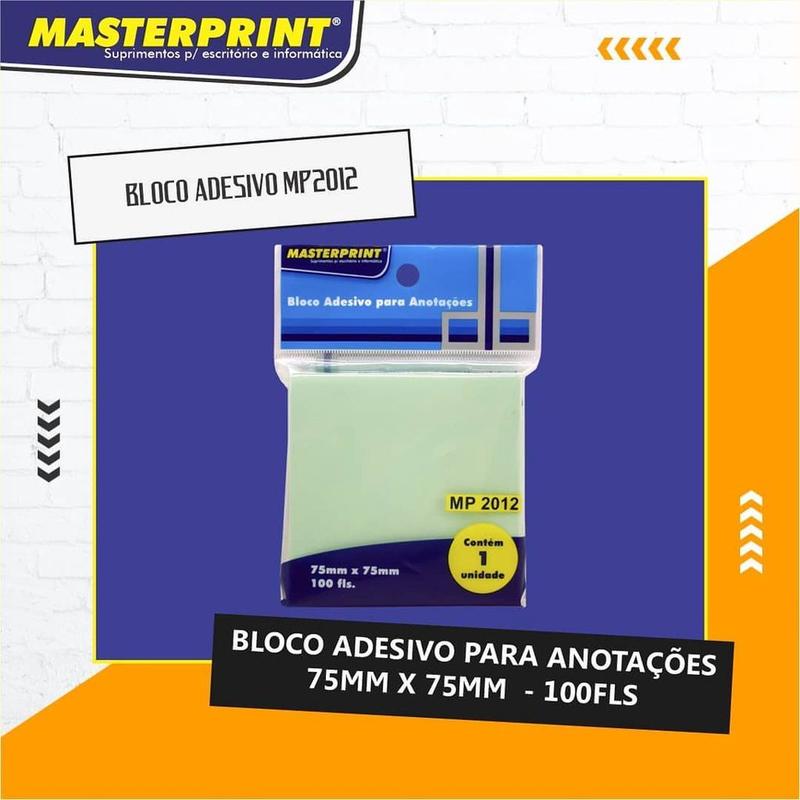 BLOCO ADESIVO Post-it PARA ANOTAÇÕES 75MM X 75MM - 100 FLS Post-it ...