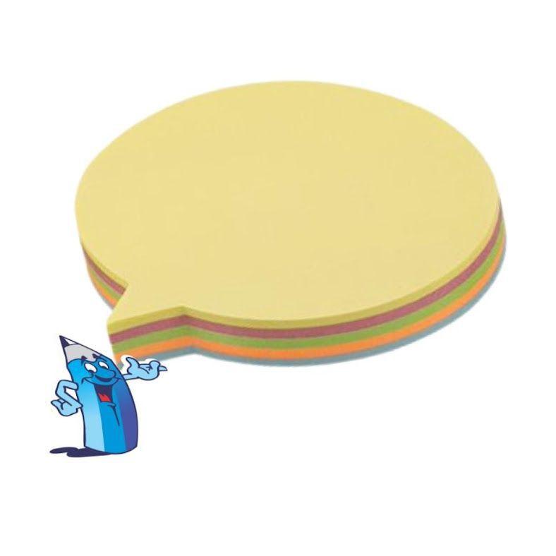 Bloco Adesivo Postite Recadinho Colorido 5 Cores Pasteis 100 Folhas ...