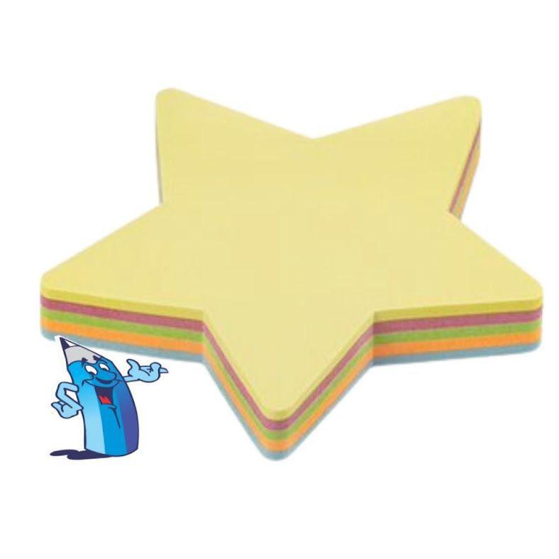 Bloco Adesivo Postite Recadinho Colorido 5 Cores Pasteis 100 Folhas ...