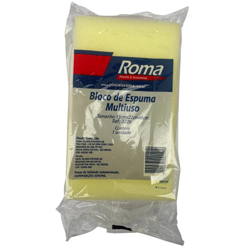 Bloco de Espuma - Roma - Aplicador de Massa - Magazine Luiza