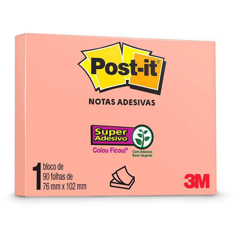 Bloco Post It 657 reciclado damasco com 90 fls 3M - Bloco de Notas ...