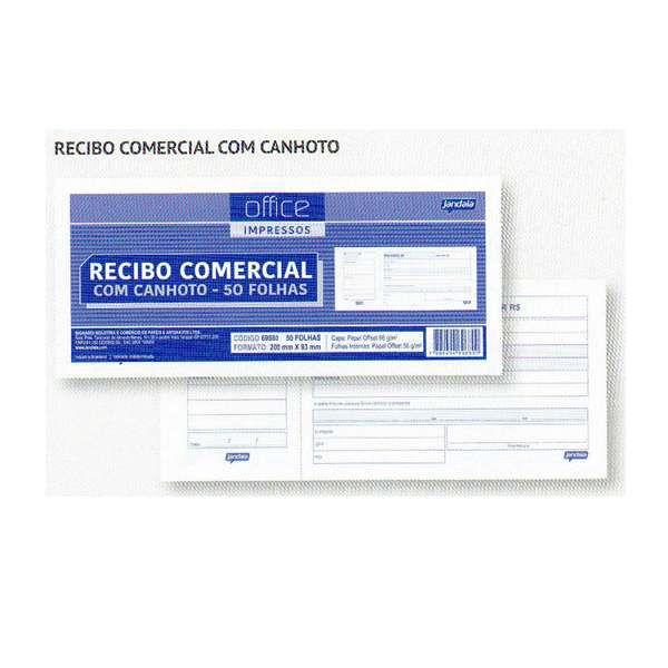 Bloco Recibo Comercial 50Fls C/Canhoto - JANDAIA - Recibo - Magazine Luiza