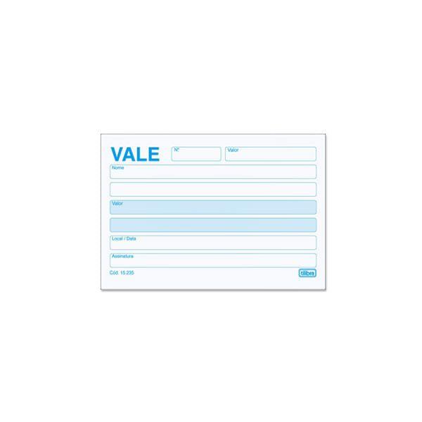 Bloco Vale Sem Canhoto 100 Folhas - Tilibra - Recibo - Magazine Luiza