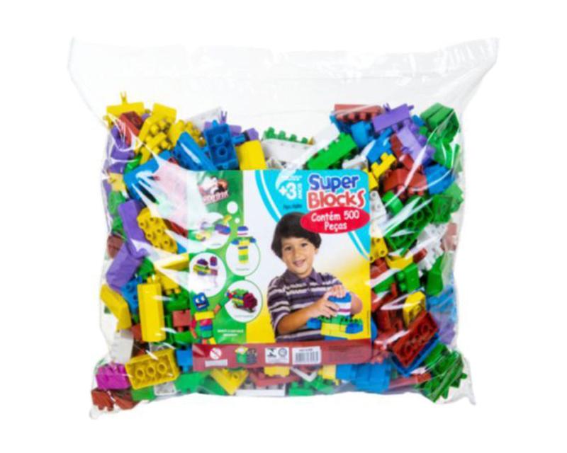 Blocos de Montar 500 peças World Blocks Kids - World Blocks Kids ...