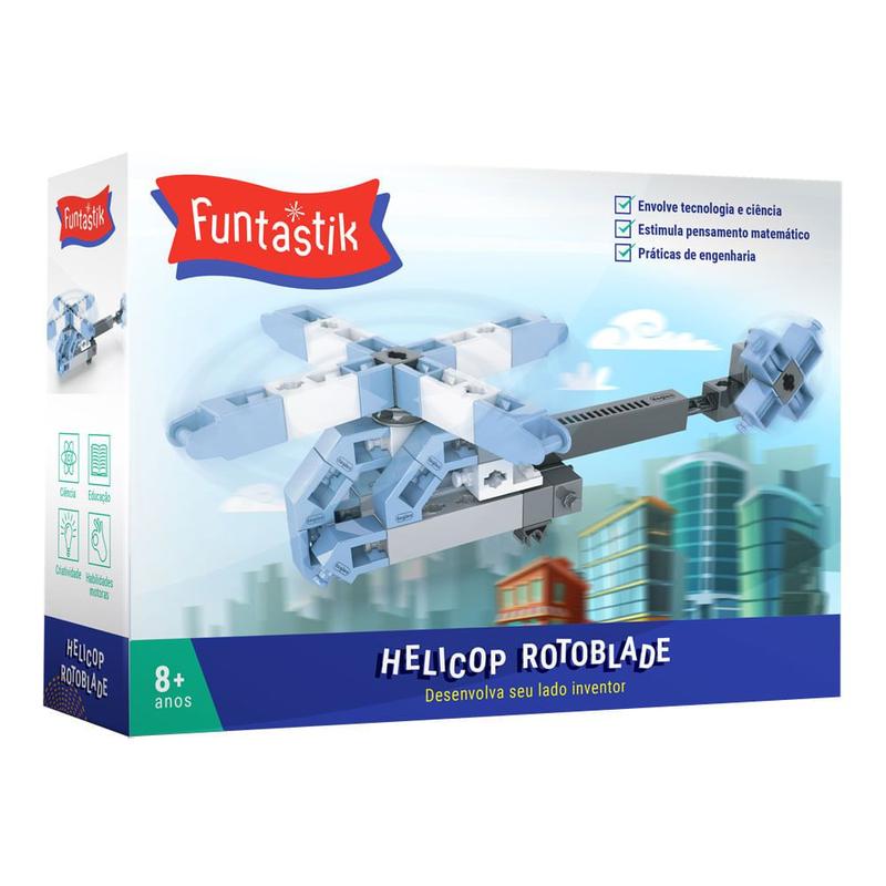 Blocos de Montar - Helicop Rotoblade - Funtastik - Brinquedos de Montar ...